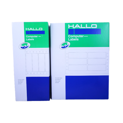 Hallo Computer Label Sticker 2'S