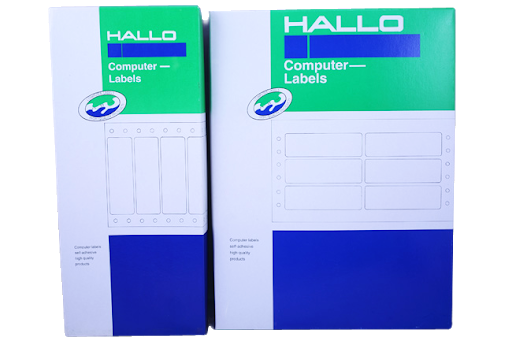Hallo Computer Label Sticker 2'S